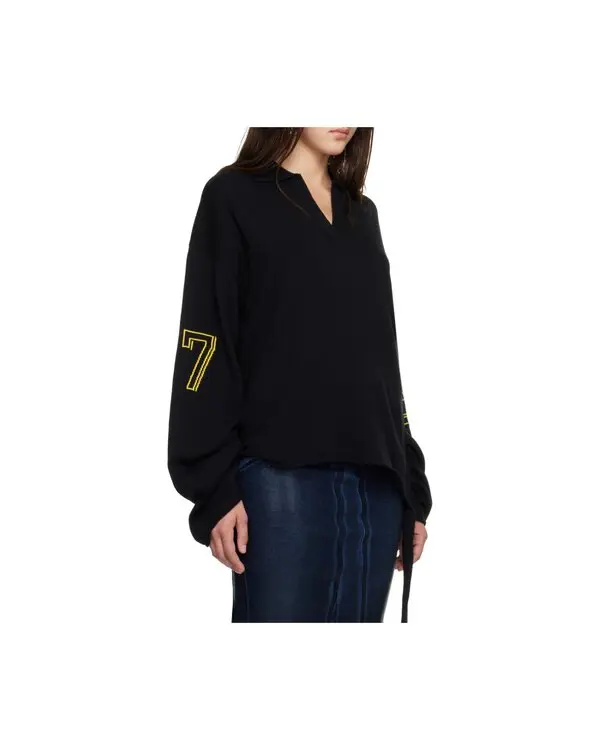 Ottolinger Oversized Jacquard Knitted Top
