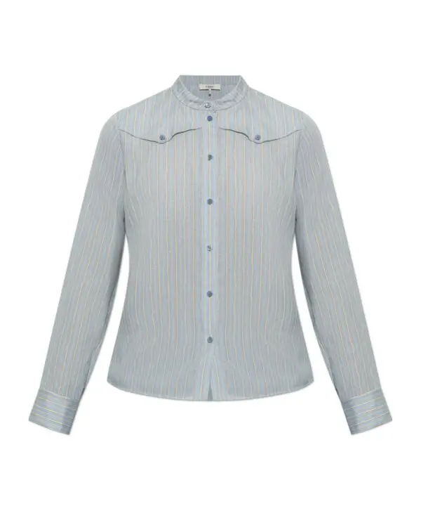Chloé Striped Button-up Blouse