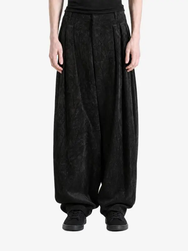 Yohji Yamamoto Wide-leg Casual Trousers