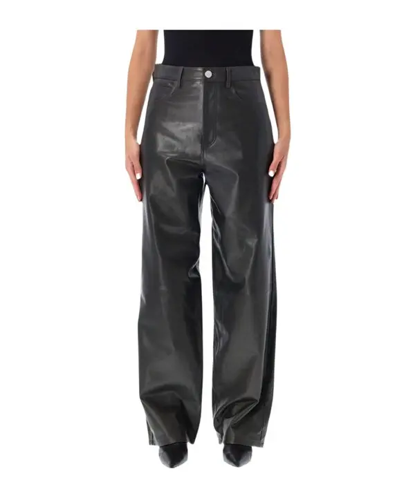 RÓHE Bruun Leather Baggy Pants