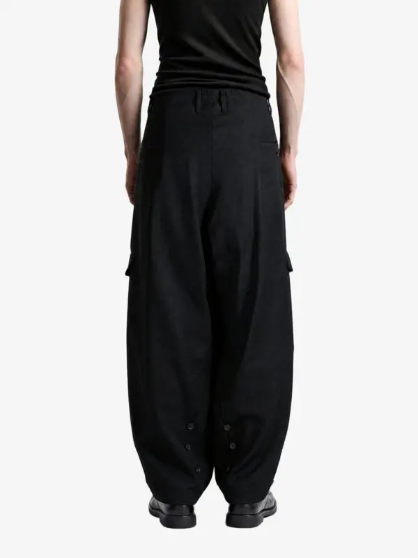 Yohji Yamamoto Casual Trousers With Belt Loops