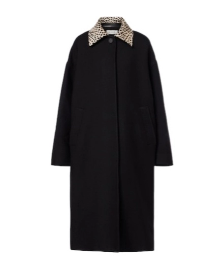 RÓHE Calf Hair-trimmed Virgin Wool Coat