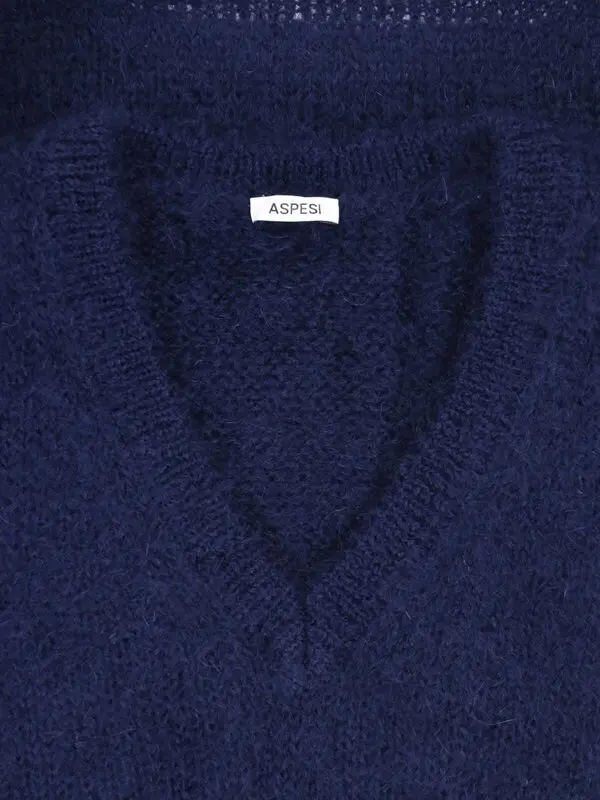 Aspesi V-neck Knitted Sweater