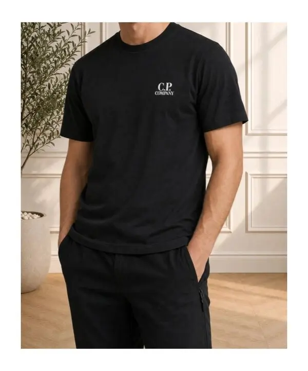 C.P. COMPANY Logo-print Graphic-print T-shirt