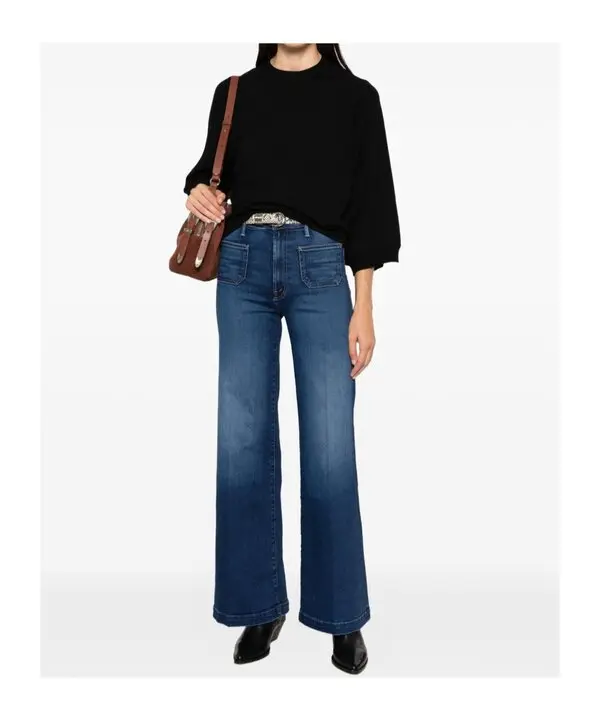 TWINSET Raglan 3/4 Sleeve Knit Top - No
