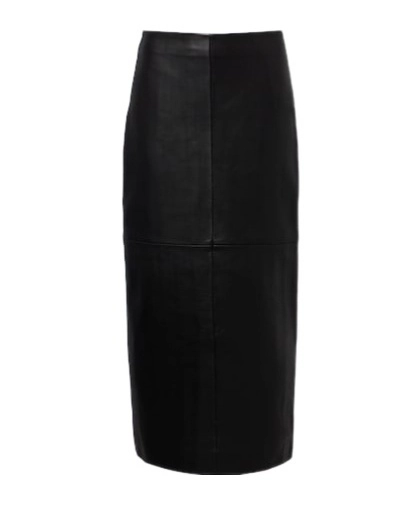 RÓHE Leather Pencil Skirt