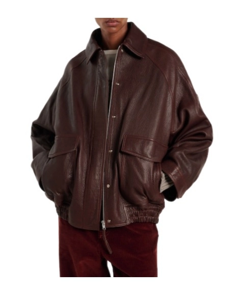 RÓHE Leather Blouson Jacket