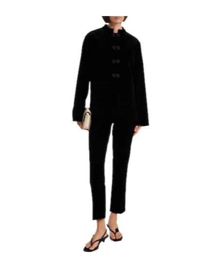 RÓHE Cotton Velvet Cigarette-leg Pants