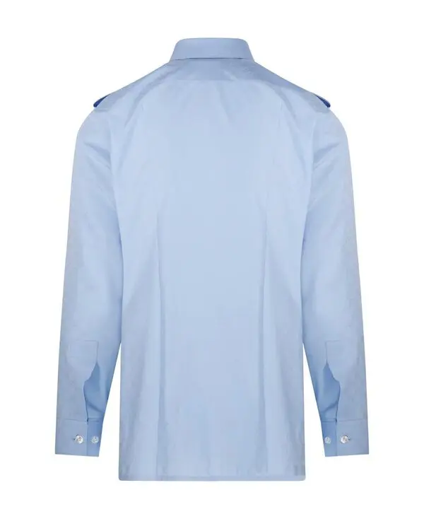Gucci Gg Jacquard Epaulette Shirt