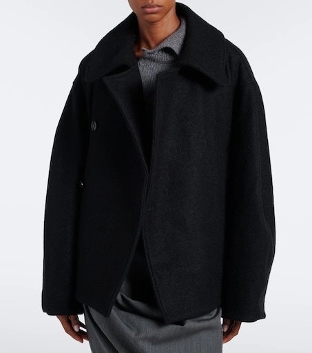 LEMAIRE Double-breasted Alpaca And Wool Coat - No