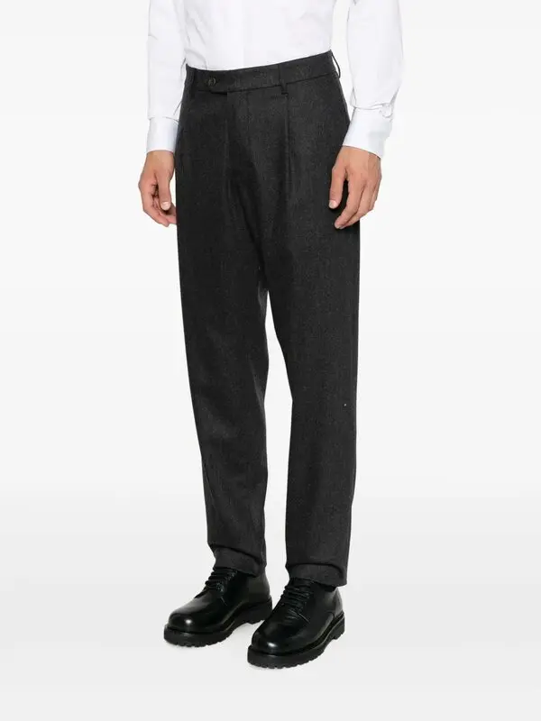 Eleventy Pleated Wool Trousers