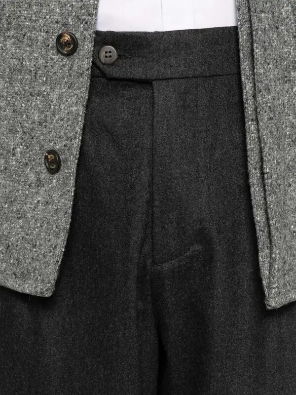 Eleventy Pleated Wool Trousers