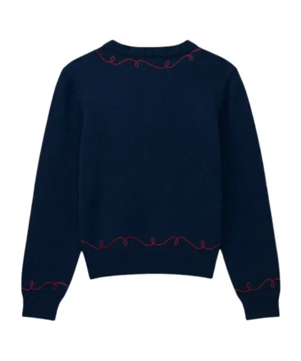 BODE Long-sleeve Knit Top - Navy