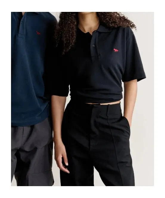 Maison Kitsuné Red Profile Fox Comfort Polo