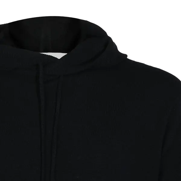 LISA YANG Relaxed Hooded Sweater - Black