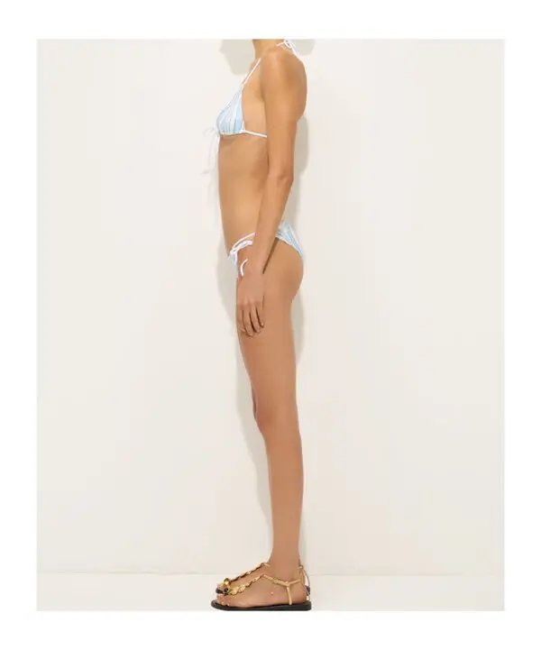 Emilio Pucci Marmo-print Bikini Top