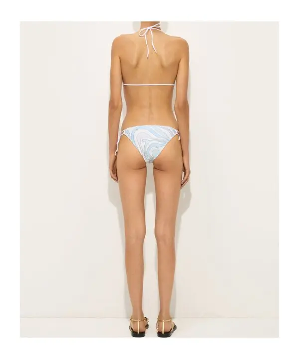 Emilio Pucci Marmo-print Bikini Top