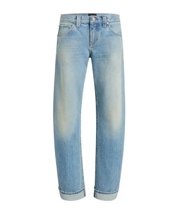 Khaite Karo Low-rise Curved Leg Jeans