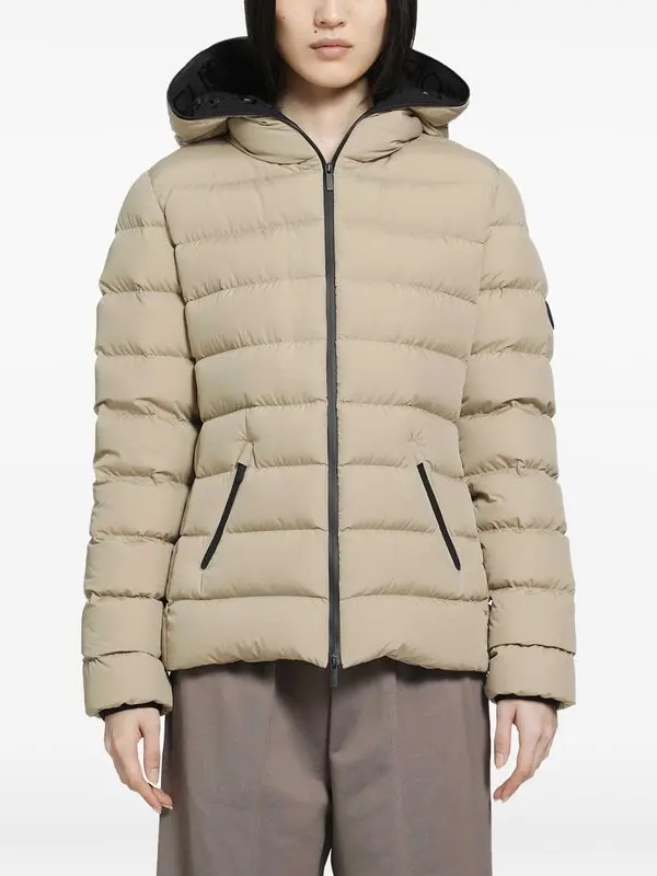 Moncler Hooded Quilted Down Jacket