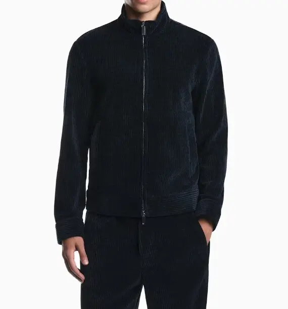 Emporio Armani Zip-up Sweatshirt - Navy Blue