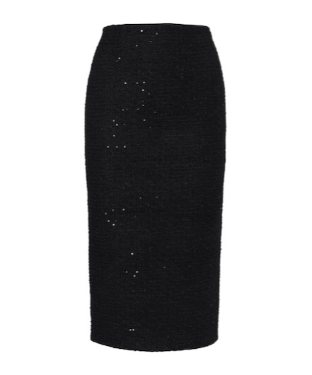 Roland Mouret Sequined Bouclé Pencil Skirt