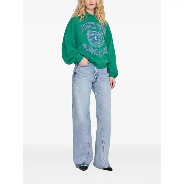 ANINE BING Long-sleeve Hooded Sweatshirt
