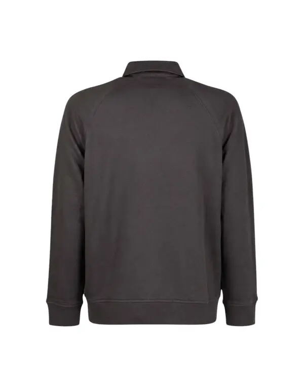 C.P. COMPANY Pure Cotton Zip-up Jacket - Black