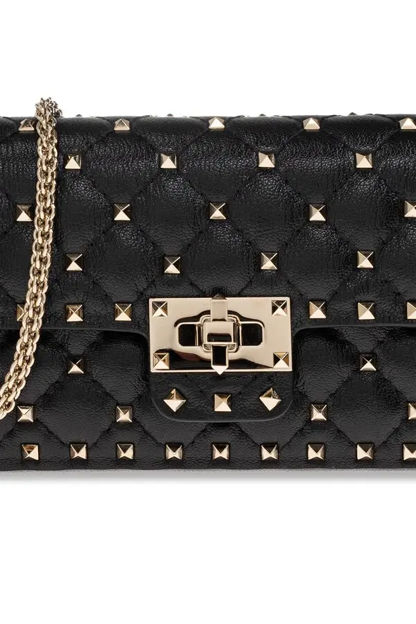 Valentino Garavani Rockstud Spike Medium Shoulder Bag In Kidskin