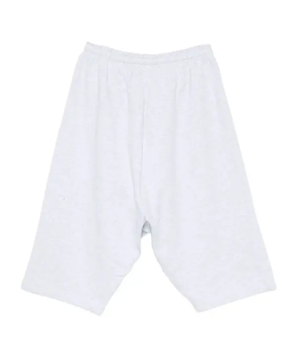 ENTIRE STUDIOS Drawstring Waist Shorts - Light Gray