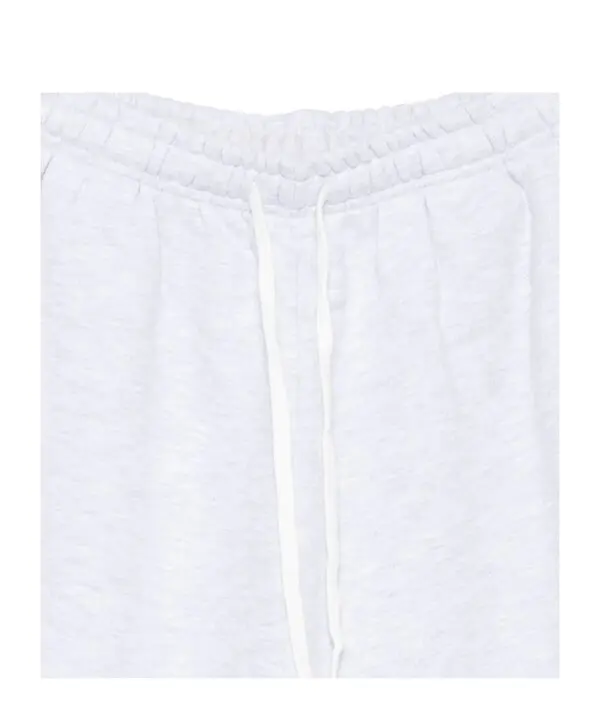 ENTIRE STUDIOS Drawstring Waist Shorts - Light Gray