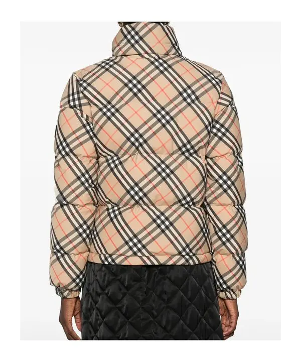 Burberry Check Puffer Jacket
