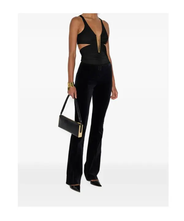 Elisabetta Franchi Draped Cut-out Bodysuit