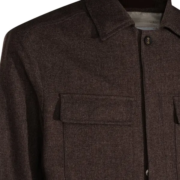 Eleventy Flap-pocket Shirt Jacket