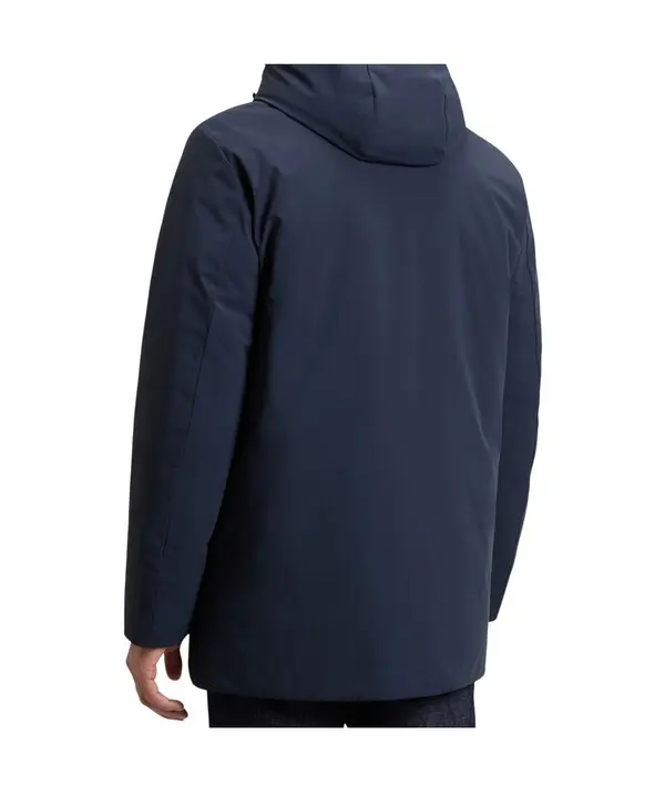 Woolrich Hooded Logo Patch Down Jacket