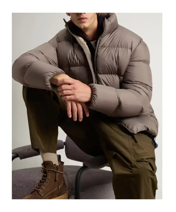 Woolrich Oversized Puffer Down Jacket - Brown