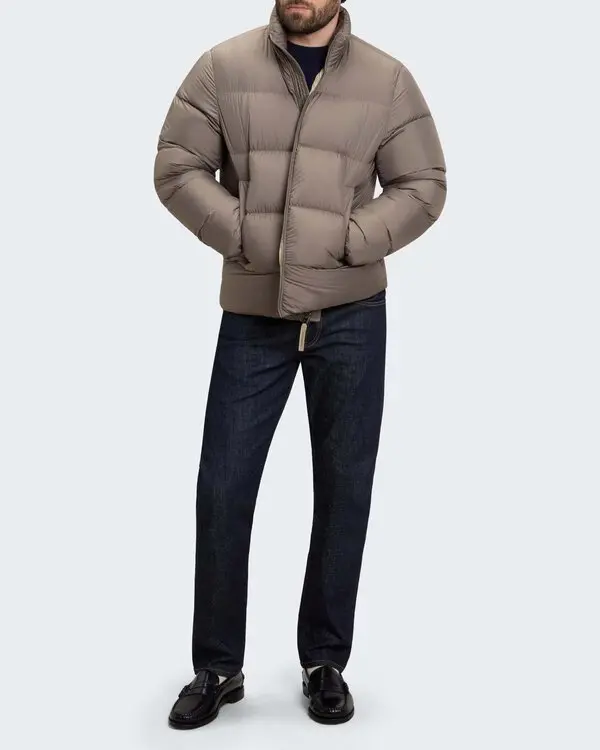 Woolrich Oversized Puffer Down Jacket - Brown