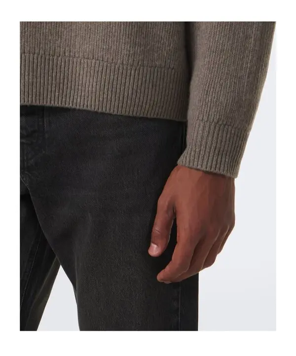 FRAME Zip-up Knit Sweater