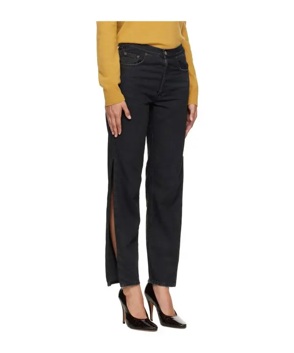 MAISON MARGIELA Side-zip Straight-leg Jeans