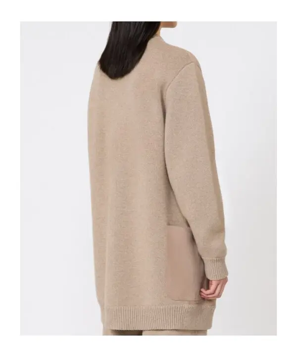 Max Mara Oliveto Belted Cardigan - Beige