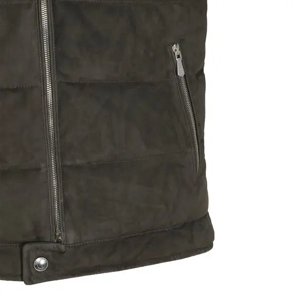 Eleventy Quilted Hooded Gilet