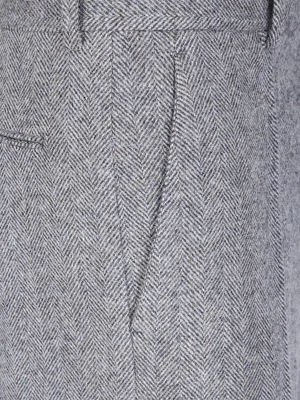 MAISON MARGIELA Herringbone Tailored Trousers