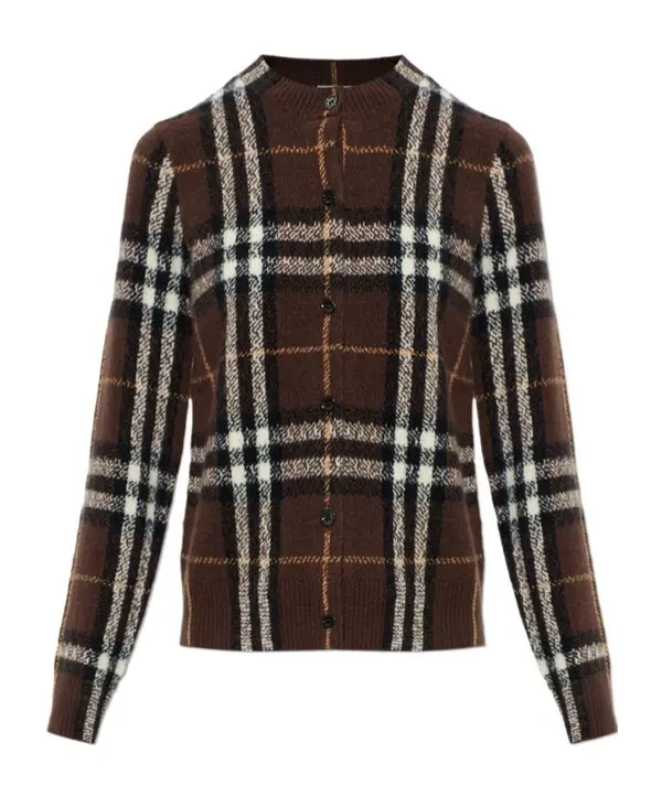 Burberry Clara Checked Cardigan