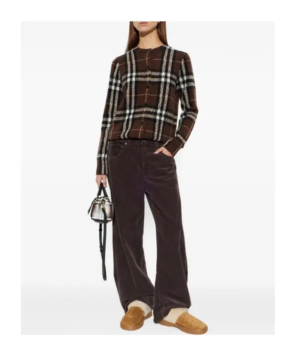Burberry Clara Checked Cardigan