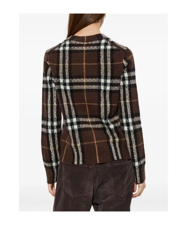 Burberry Clara Checked Cardigan