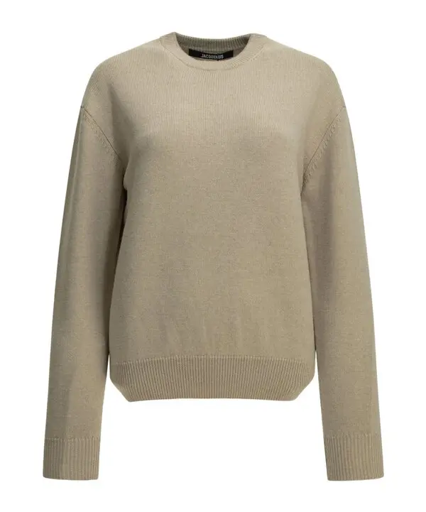 Jacquemus La Maille Moulin Crewneck Knitted Jumper - No