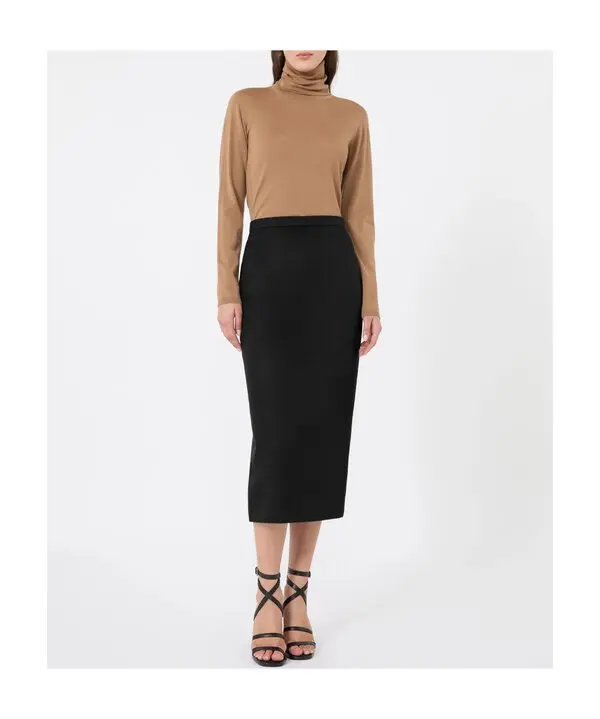 Max Mara Wool Yarn Polo-neck Sweater