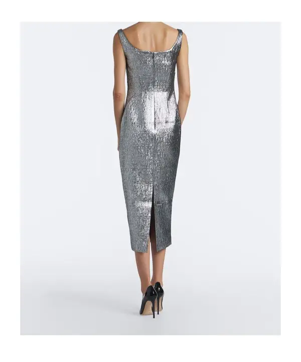Roland Mouret Jacquard Corset Dress