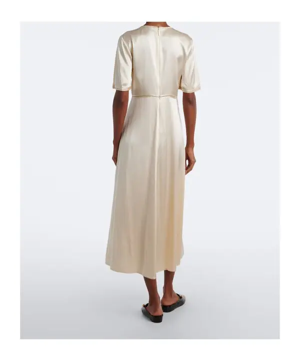 JOSEPH Aura Satin Midi Dress