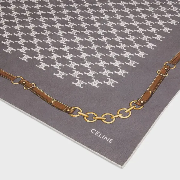 Celine Bandana In Heritage Silk Twill