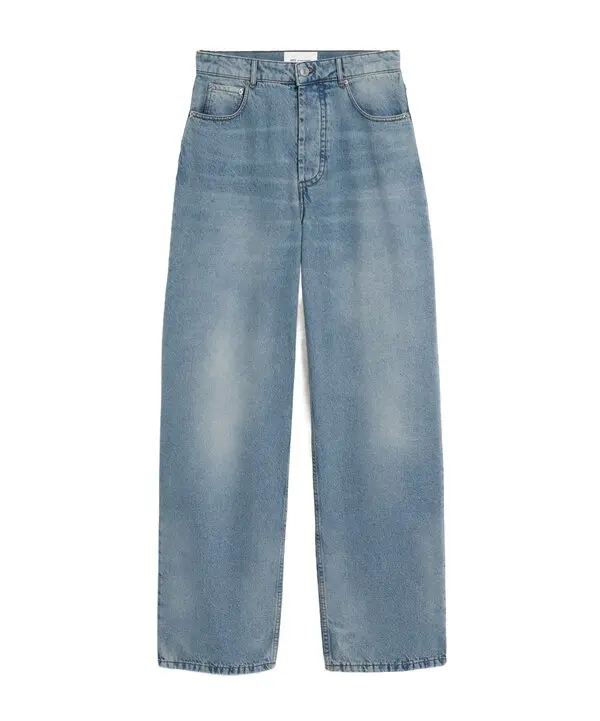 AMI Paris Wide-leg Jeans - Blue